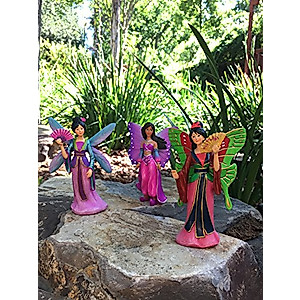 GlitZGlam Fairy Kai The Beautiful Asia Miniature Fairy for Your Fairy Garden/Miniature Garden
