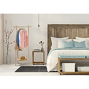 Pennsylvania Woodworks Handcrafted Maple Garment Rack - Sleek & Stylish Clothing Storage, Home Organization, Boutique Display, Coat Rack, Laundry Room Decor - Made in the USA (Medium)