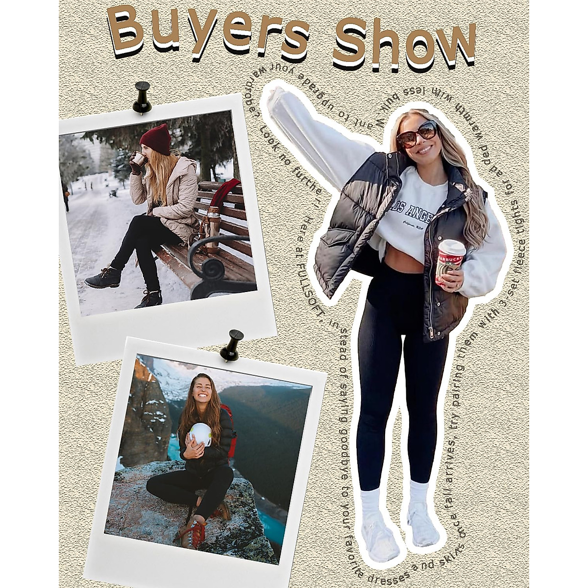 FULLSOFT Soft Leggings for Women - High Waisted Tummy Control No See Through Workout Yoga Pants(Black,Black(2 Pack),Large-X-Large)