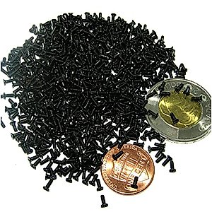 100pcs M1.4-0.3×6mm Laptop Notebook Computer Carbon Steel Screws Kit Set, Flat Head Phillips Cross Screw Assortments, Countersunk ssd Screws for SSD Toshiba DELL Sony Samsung