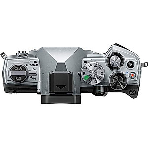 Olympus OM-D E-M5 Mark III Mirrorless Digital Camera Body + M.Zuiko Digital ED 14-42mm f/3.5-5.6 EZ Lens (Silver)