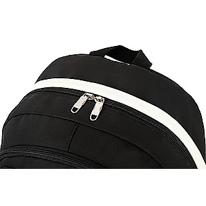 Jaygulf Waterproof Women Laptop Backpack Fashion Girl Daypack Black