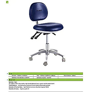 Adjustable Lab Dental Assistant's/Medical Office Doctor's Stools Mobile Chair PU QY500 by Oubo Dental