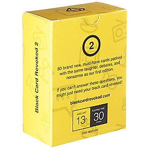 Black Card Revoked: Second Edition - America’s #1 Black Culture Trivia Game | Card Game for Adults | Fun for The Cookout, Game Night & The Holidays