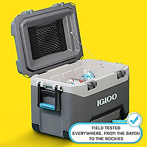 Cooler Net for Dry Storage and Organization - Compatible with Yeti, Coleman, Igloo, Lifetime, Pelican, Canyon Ice Chests - Compatible w/Cooler Lights, Wheel Kits, Tailgating Accessories, Camping Gear