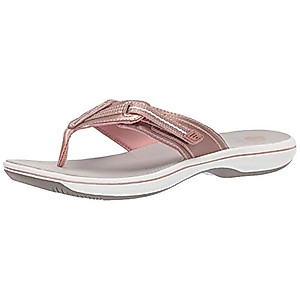 Clarks Women's Brinkley Jazz Flip-Flop rose gold 070 M US
