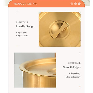 Stainless Steel Steamed Egg Bowl With Lid Cake Container Stirring Home Egg Bowl Storage Holder-Red