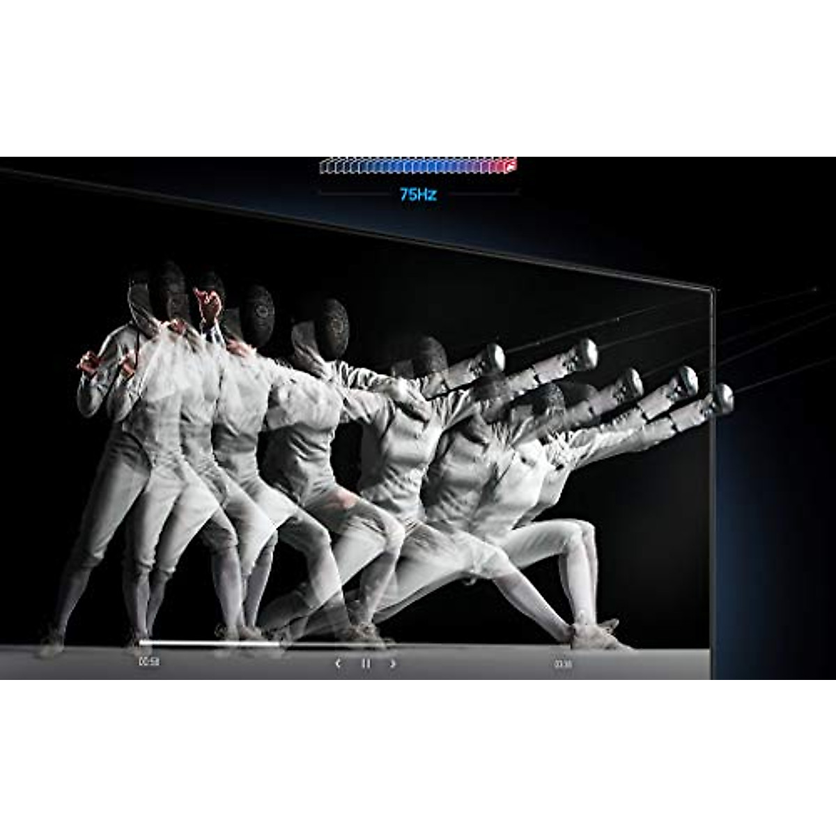 SAMSUNG 24" FHD Monitor with Bezel-LESS Design - LS24R350FHNXZA, Dark Blue Gray