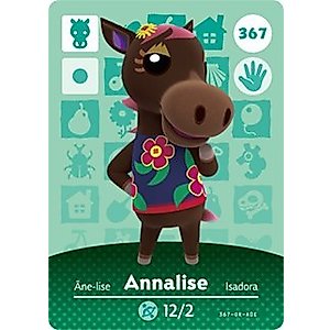 Annalise - Nintendo Animal Crossing Happy Home Designer Series 4 Amiibo Card - 367