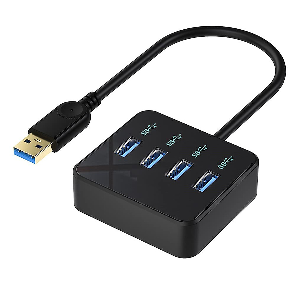 GPPZM USB Hub 3.0 Adapter USB Splitter 4 Port USB 3.0 Hub for PC Computer Accessories Cable