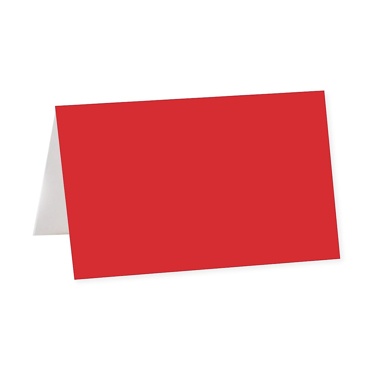 Andaz Press Table Tent Printable Place Cards, Red 20-Pack, Seat Placement Cards Blank Place Cards For Table Settings Name Cards for Bridal Wedding Shower, School Graduation Food Cards Red Card Table