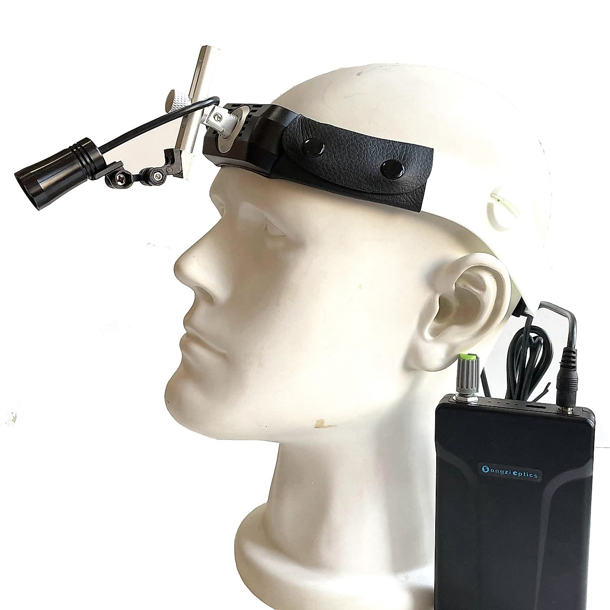 Songzi Optics 5W 10 Hrs Battery LED Surgical Dental Headlight Medical Headlamp Using for Spine Surgery Digestive Surgery Stomatology Brain Surgery Plastic Surgery (Headband Model)