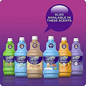 Swiffer Wetjet Wood Floor Cleaner Solution Refill, 42.2 Fl Oz (Pack of 2)