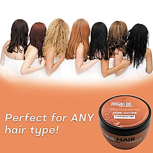 BINGO HAIR CARE Moroccan Argan Oil Shampoo, Conditioner and Hair Mask Set