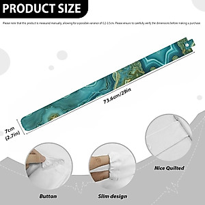 Luarisgur Stethoscope Cover Sleeve Green Marble Pattern Nurse Stethoscope Accessories Stretchy Stethoscope Cover 2 Pack Scrunchie Stethoscope Protective Cover for Men