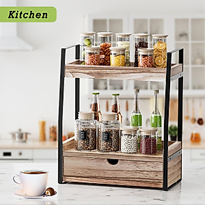 2-Tier Bathroom Organizer Countertop, Bathroom Sink Organizer Countertop, Bathroom Vanity Organizer, Bathroom Counter Shelf, Vanity Organizer Countertop, Bathroom Counter Storage for Bathroom