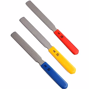Holmer Bass Guitar Nut Files Double Edge Nut Slotting Files Set Fret Crowning Files Luthier Tools for P Bass Jazz Bass Guitar Set of 3Pcs.
