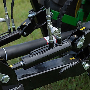 Titan Attachments 3 Point Pro Series PTO-Driven Stump Grinder, Stump Grinder Machine for Cat 1 and 2 Tractors with 20-60 HP, Carbide Steel Teeth, 950 RPM, Tree Stump Grinder