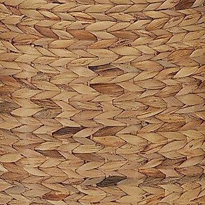 Household Essentials Ml-4105 Barrel Storage Tub W-Lid | Water Hyacinth