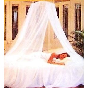 Mosquito Bed Net w/ Hanging Ring - Olive Green
