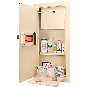 Barska Biometric Fingerprint Digital Security Hidden In Wall Safe Between Standard Wall Studs 0.83 Cu Ft - Left Opening