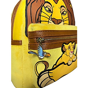 Mufasa and Simba Cosplay Womens Double Strap Shoulder Bag Purse