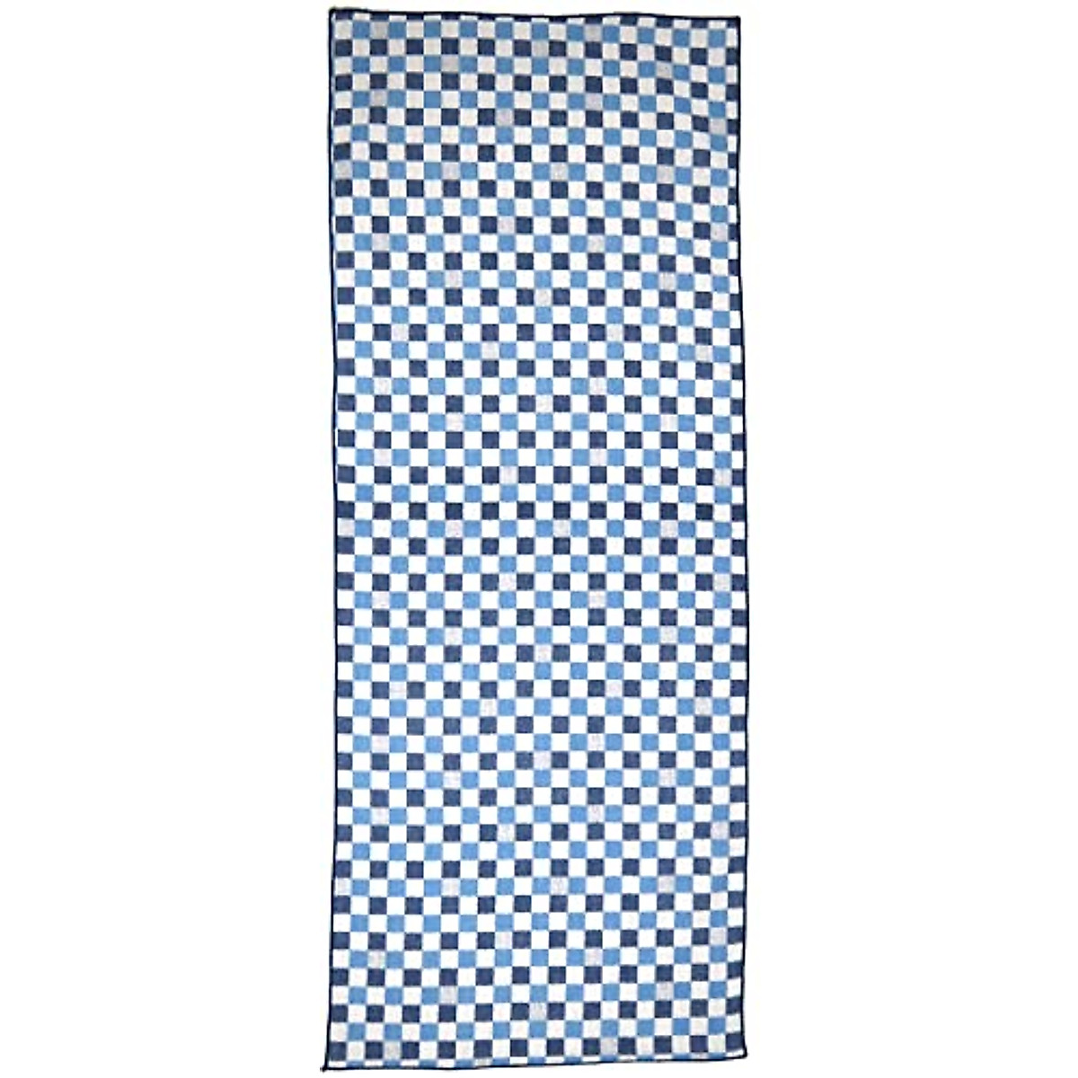 MIKURA Double Gauze Tenugui, Japanese Towel, Ichimatsu (Blue)