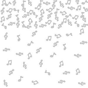 Helewilk Silver Glitter Musical Note Confetti, Note Cutouts Confetti, Musical Party Music Theme Birthday Anniversary Engagement Baby Shower Wedding Karaoke Party Table Decoration Scatters, 120 Pcs