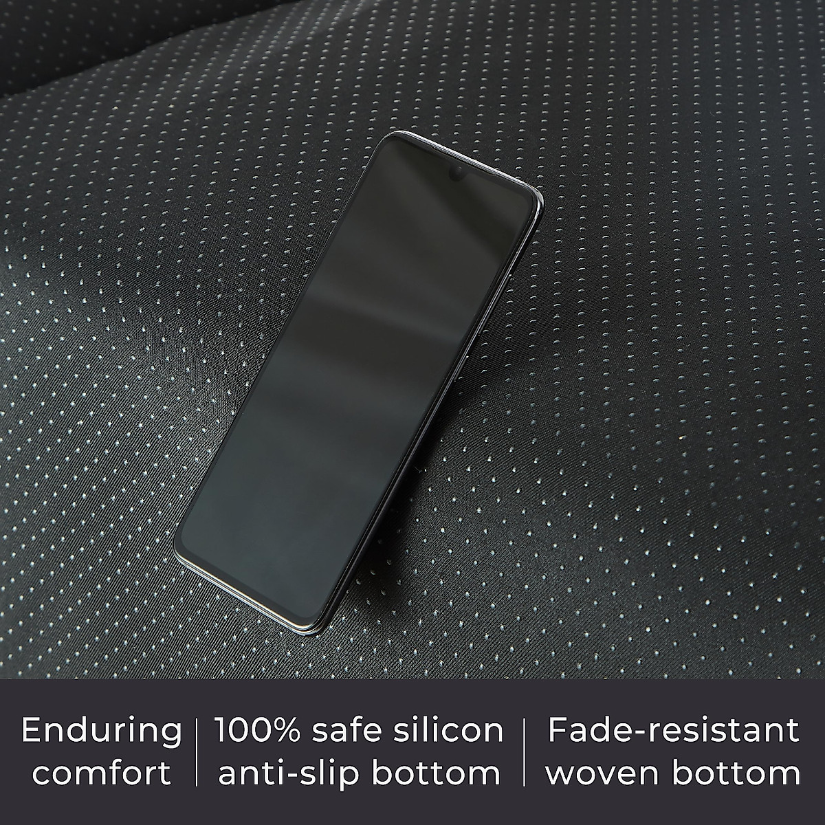 Allisandro Water-Proof Dog Bed, Washable Mat Crate Pad, Durable Pet Beds Soft Dog Mattress, Anti-Slip Kennel Pads for Dogs, Cats and Small Animal, Grey (18 x 12 Inches)