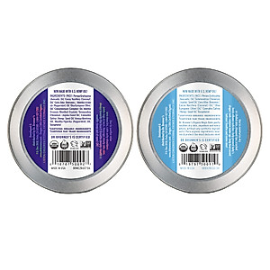 Dr. Bronner's - Organic Magic Balm (2 oz Variety Pack) Arnica-Menthol & Baby Unscented - Made with Organic Beeswax & Hemp Oil, Moisturizes and Soothes Hands, Face & Body | 2 Count