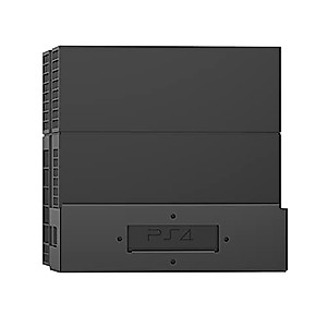 Monzlteck Wall Mount for PS4 Original(Old Model),Near or Behind TV, Space Saving,Customized to Perfectly Fit Old PlayStation4 (Black)