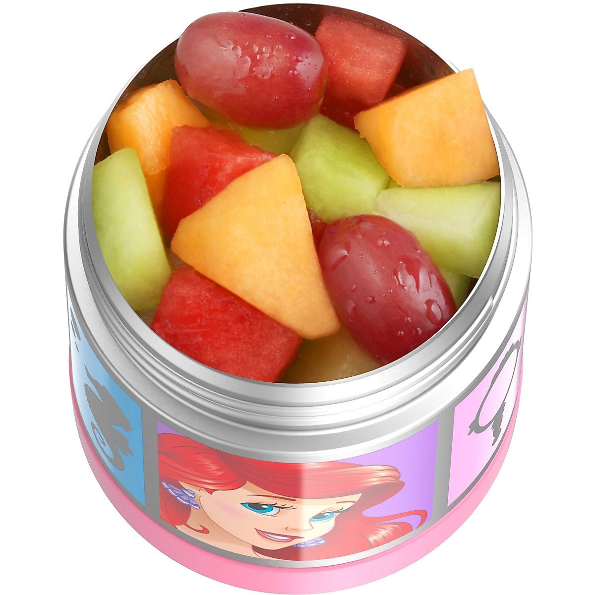 THERMOS FUNTAINER 10 Ounce Stainless Steel Kids Food Jar, Disney Princesses