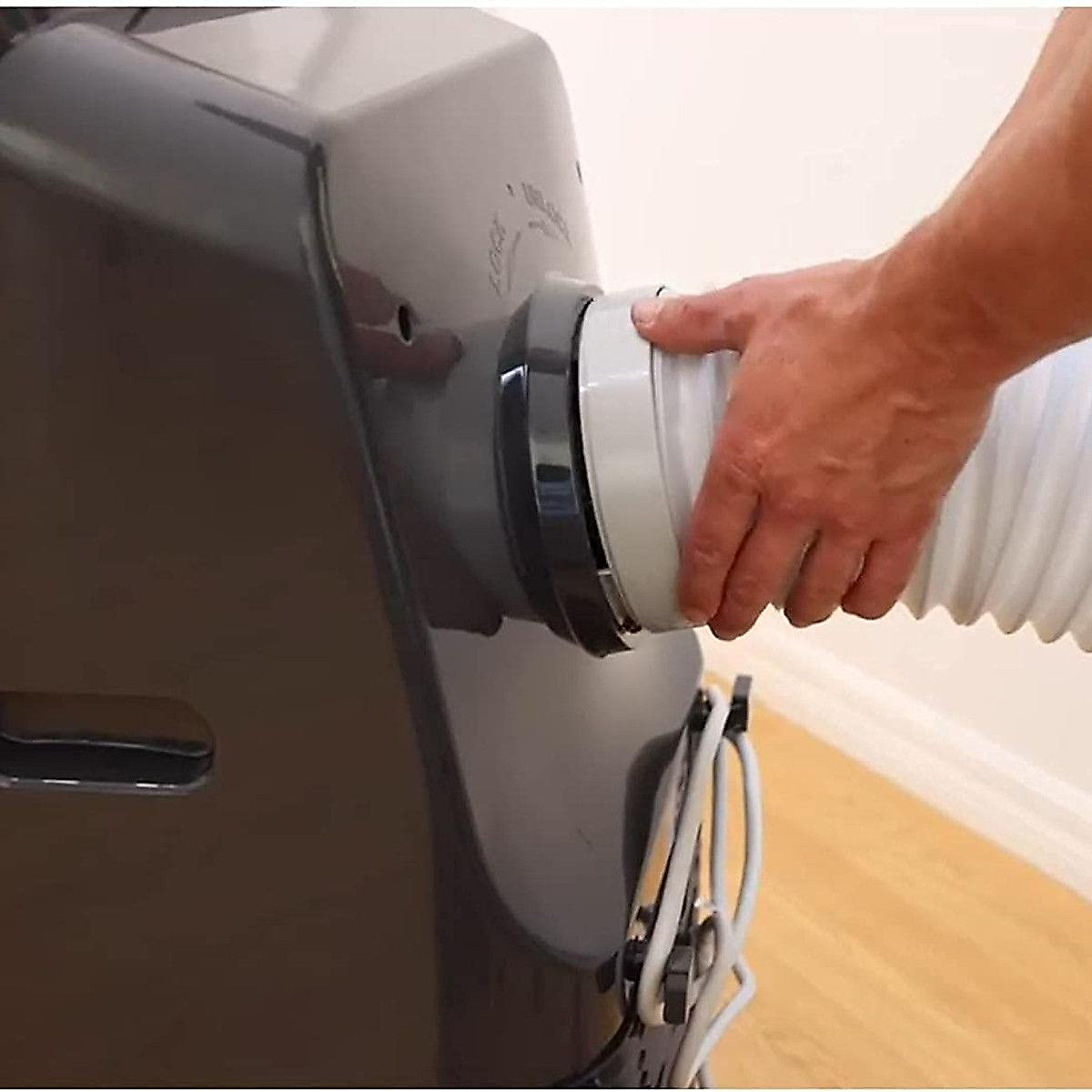 CSRTONI 5.9 Inch/6 Inch Portable Air Conditioner Hose Adapter, Connecting The Round Back End of The Air Conditioner Exhaust Port to Exhaust Pipe, Applicable to lg,whynter,Honeywell,etc.(Round)