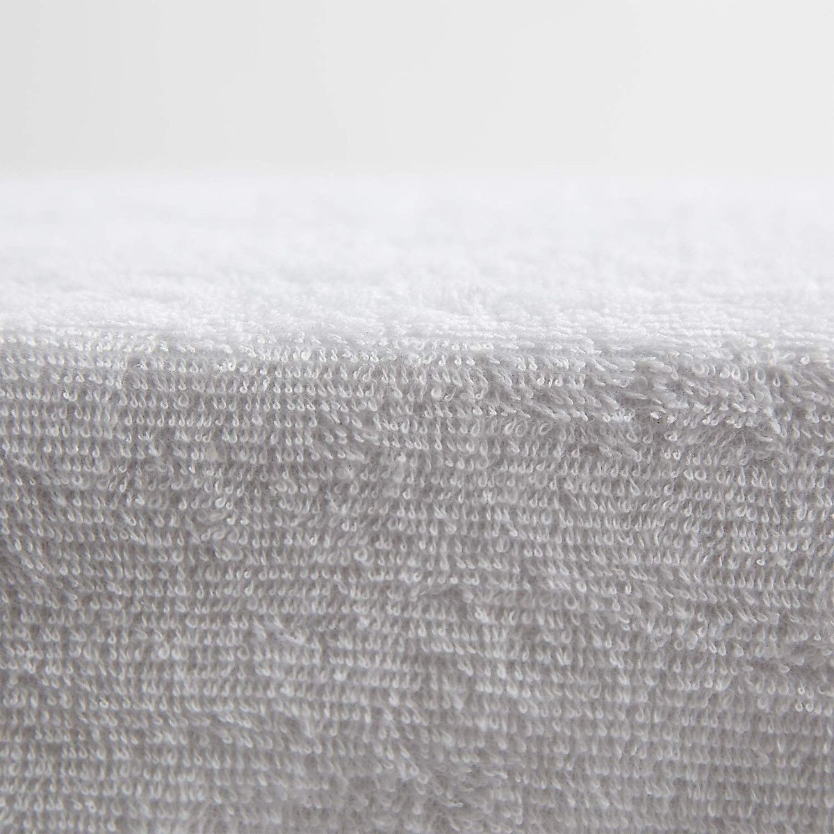 JumpOff Jo - Terry Cotton Crib Mattress Protector for Baby Crib White