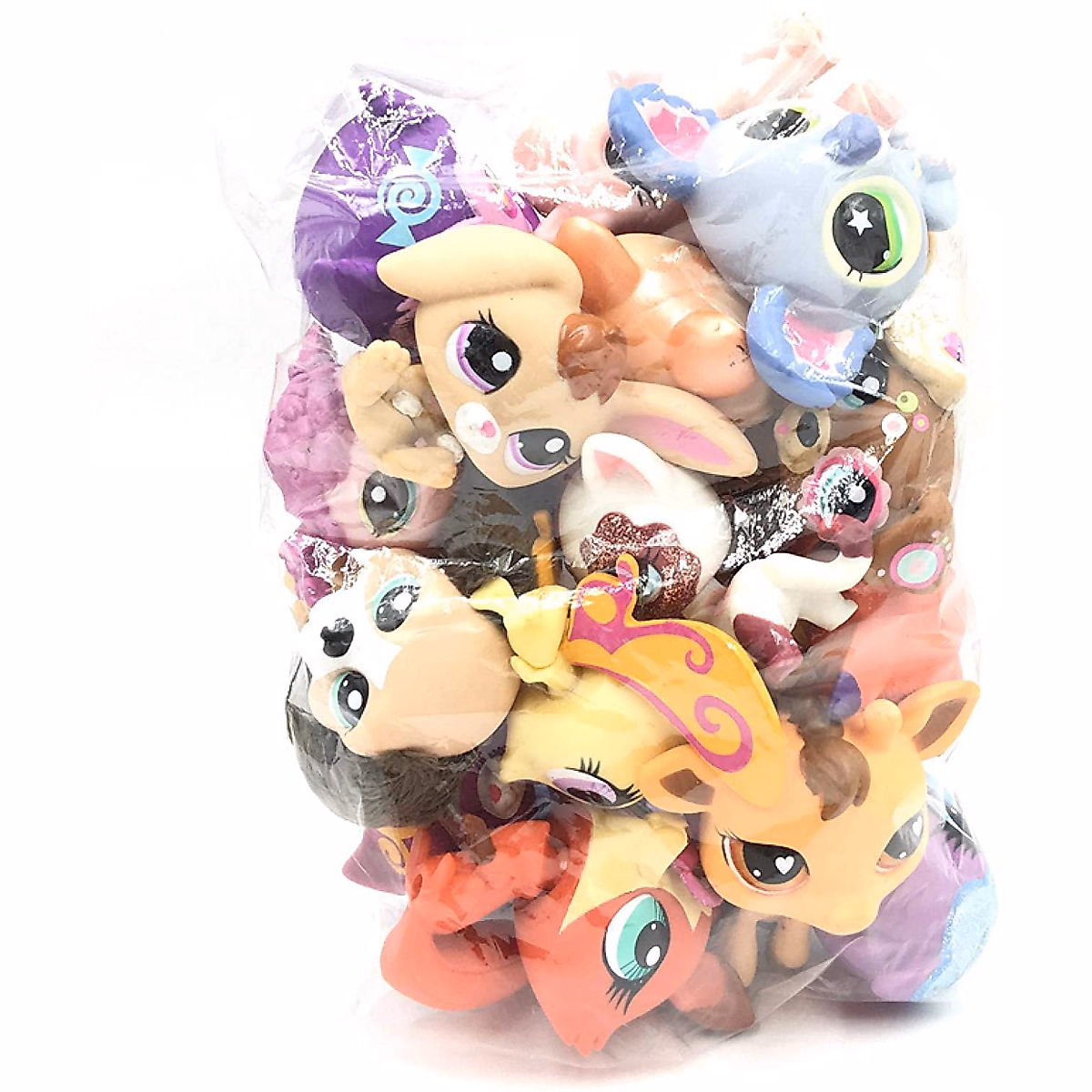 LPS Toys, 2 PCS Random LPS Toys Set, LPS Pack Cute Pet Collector, Pet Shop Kid Toys,Action Cartoon Collection Kids Toy Gift,Rare pet Store cat and Dog Set Toys