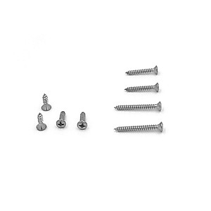 #4 Phillips Oval Head Sheet Metal Screws 18-8 Stainless Steel (100, 4 x 1/2")