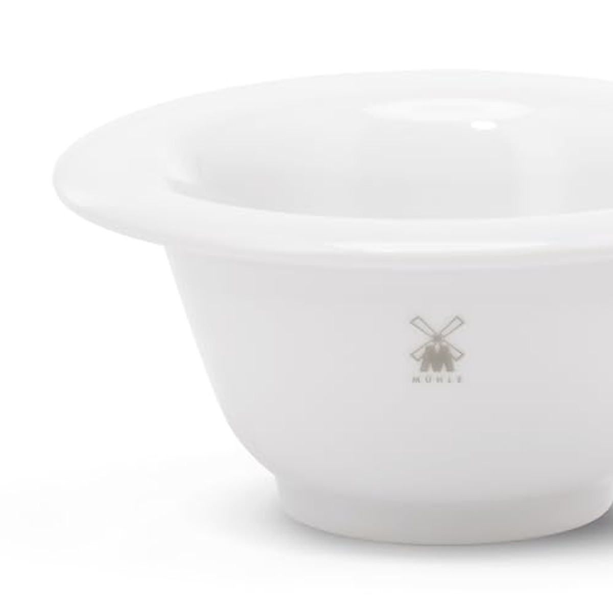 MÜHLE White Porcelain Platinum Rim Shaving Dish