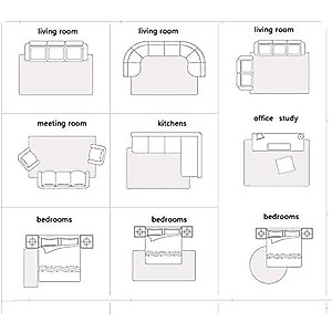 Rugs Living Room, Carpet Home Large Area Rug Simple Geometric Diamond Stitching Pattern Carpet Suitable for Bedroom, Bedroom, Corridor, Sofa 80x120CM (2ft7 x3ft11)