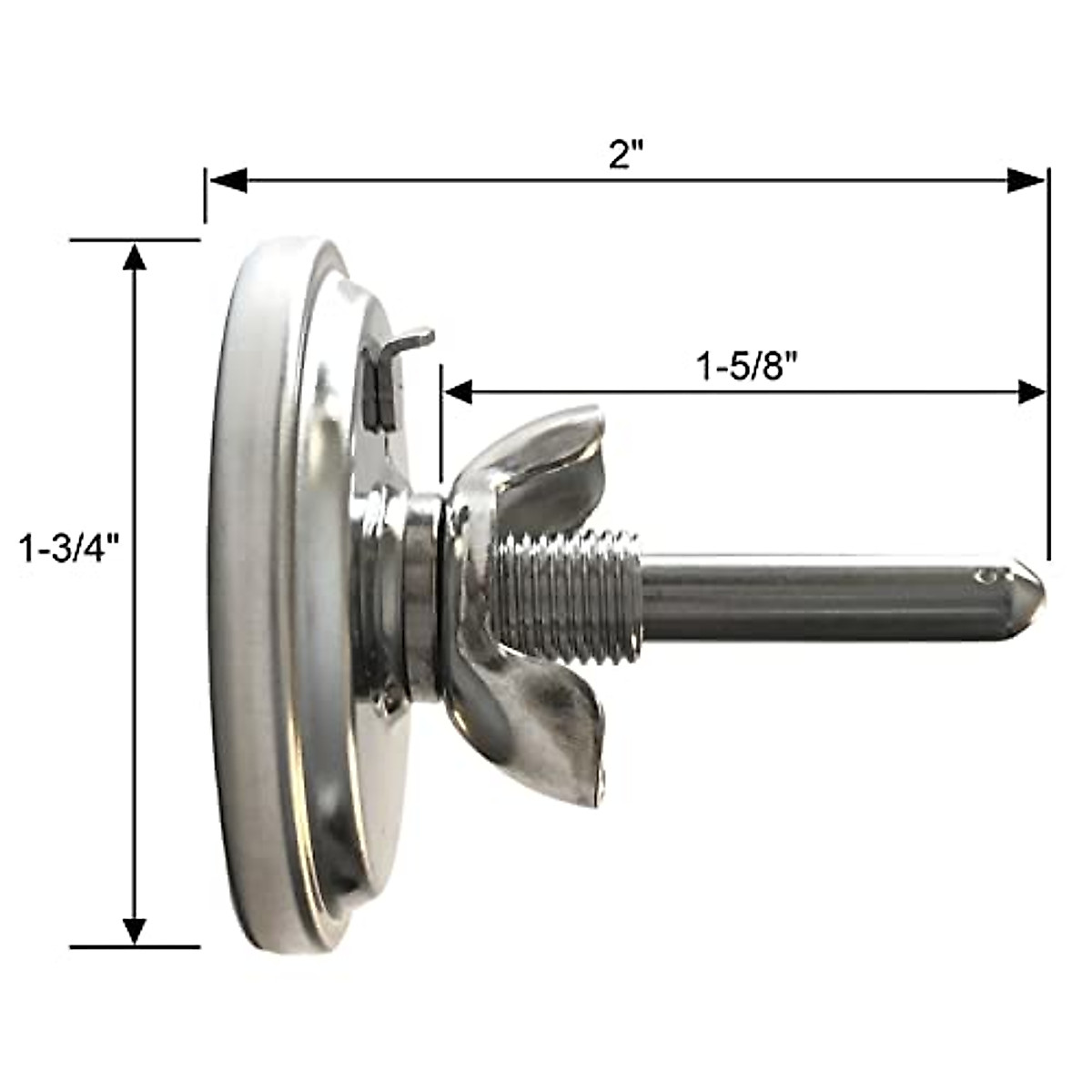 Weber 63028 Temperature Gauge for some 18 and 14 Inch Smokey Mountain Cookers