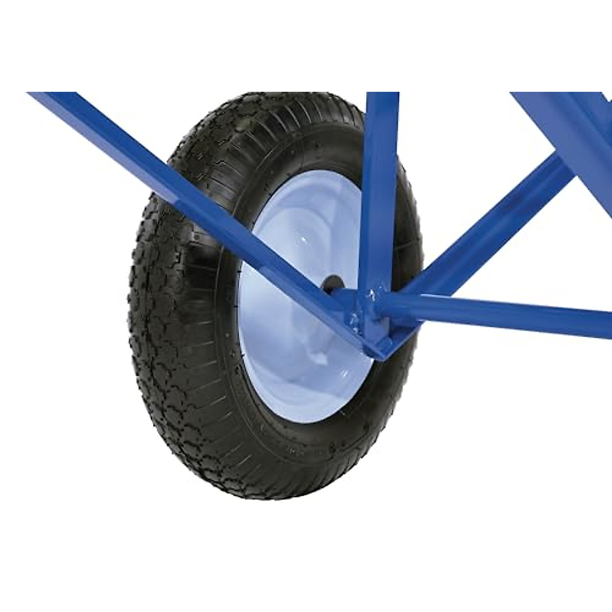 Vestil CARPET-45 Portable Carpet Dolly with Fully Pneumatic Wheels, 500 lbs Capacity, 60" Length x 26" Width x 20" Height, Platform Width (in.) 14-11/16.