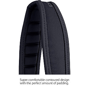 Pro Tec Protec NLS310M 22-Inch Ballistic Neoprene Less-Stress Saxophone Neck Strap with Coated Metal Hook Abdominal Support,Black