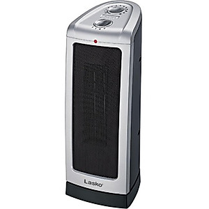 Lasko Heating Space Heater, 16 Inch, Silver