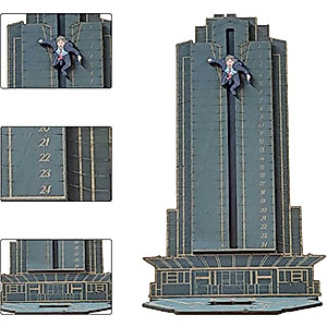 Deadly Wooden Advent Calendar for Christmas Countdown, Hans Gruber Dropped Nakatomi Plaza (Large)
