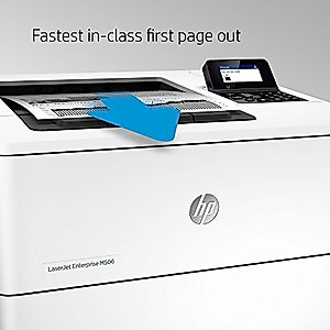 HP LaserJet Enterprise M506dn Laser Printer with Built-in Ethernet & Duplex Printing (F2A69A) (Renewed)