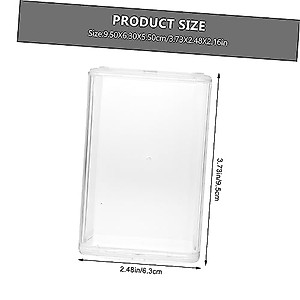 Cabilock 12 Pcs Storage Case Figure Model Display Case Dustproof Case Multi-Function Display Figure Model Showing Case Crafts Toy Child