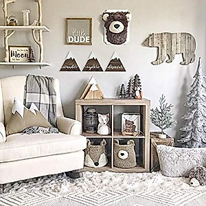 3pc Mountain Decor, Woodland Forest Decor for Nursery Wall Decor, Baby Decor for Nursery, Adventure Nursery Decor for Boy or Girl