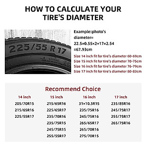 AOYEGO Peace Sign Spare Tire Cover 15 inch Boho Hippie Wreath Polyester Universal Wheel Tire Cover for Trailer Camping Weatherproof for Rv SUV Truck Camper Travel