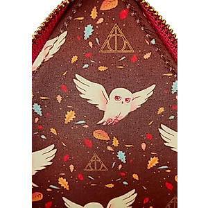 Harry Potter Deathly Hallows Fall Leaves Crossbody Bag