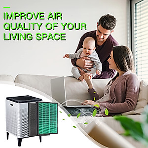 I clean Replacment Filter for Coway AIRMEGA Max 400/400s Air Purifier, Compare to Part # Max2 (Part Number 3111737)