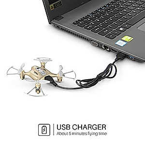 Pocket Drones for Kids with Headless Mode,Altitude Hold,3D Flip,2.4Ghz Nano LED Small RC Quadcopter，Easy to Fly Indoor Helicopter Plane for Beginners